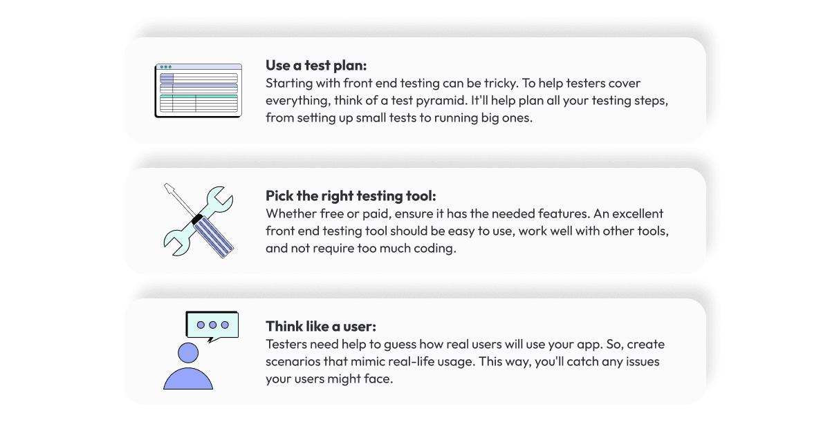 Automated Front End Testing: Types and Tools